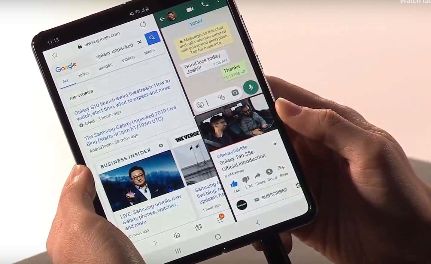 Samsung launches foldable smartphone Galaxy Fold - Techzine Global