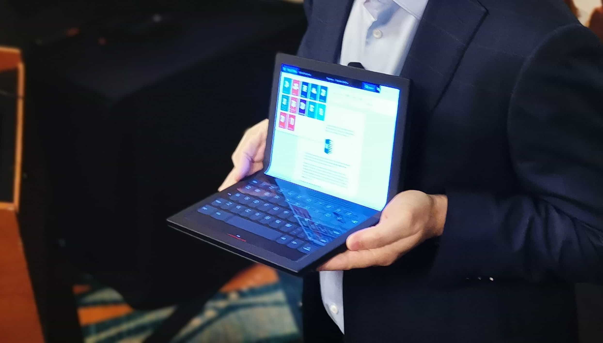 Lenovo unveils the world's first foldable PC - Techzine Global