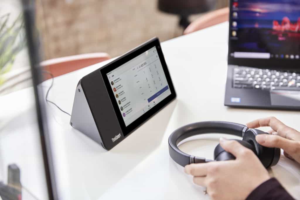 Lenovo unveils 8-inch ThinkSmart View for Microsft Team Meetings ...