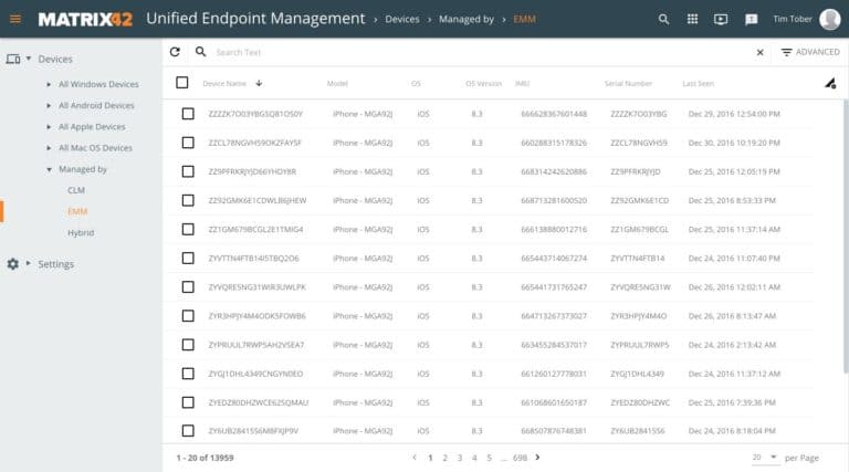 Matrix42 offers a complete on-premises workspace management solution ...