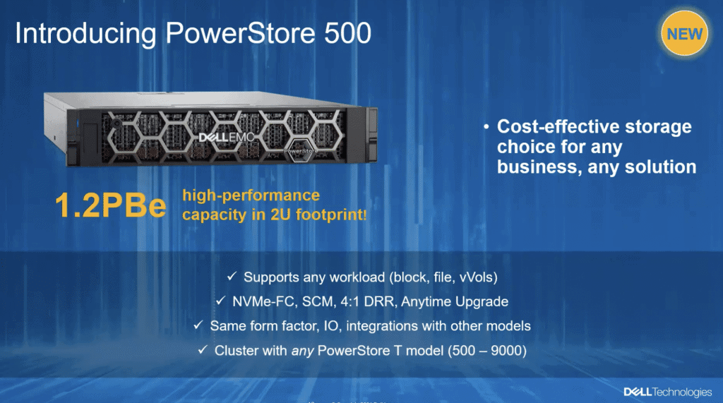 PowerStore, PowerMax, PowerFlex, PowerScale, Object Scale; Dell storage has many flavours ...