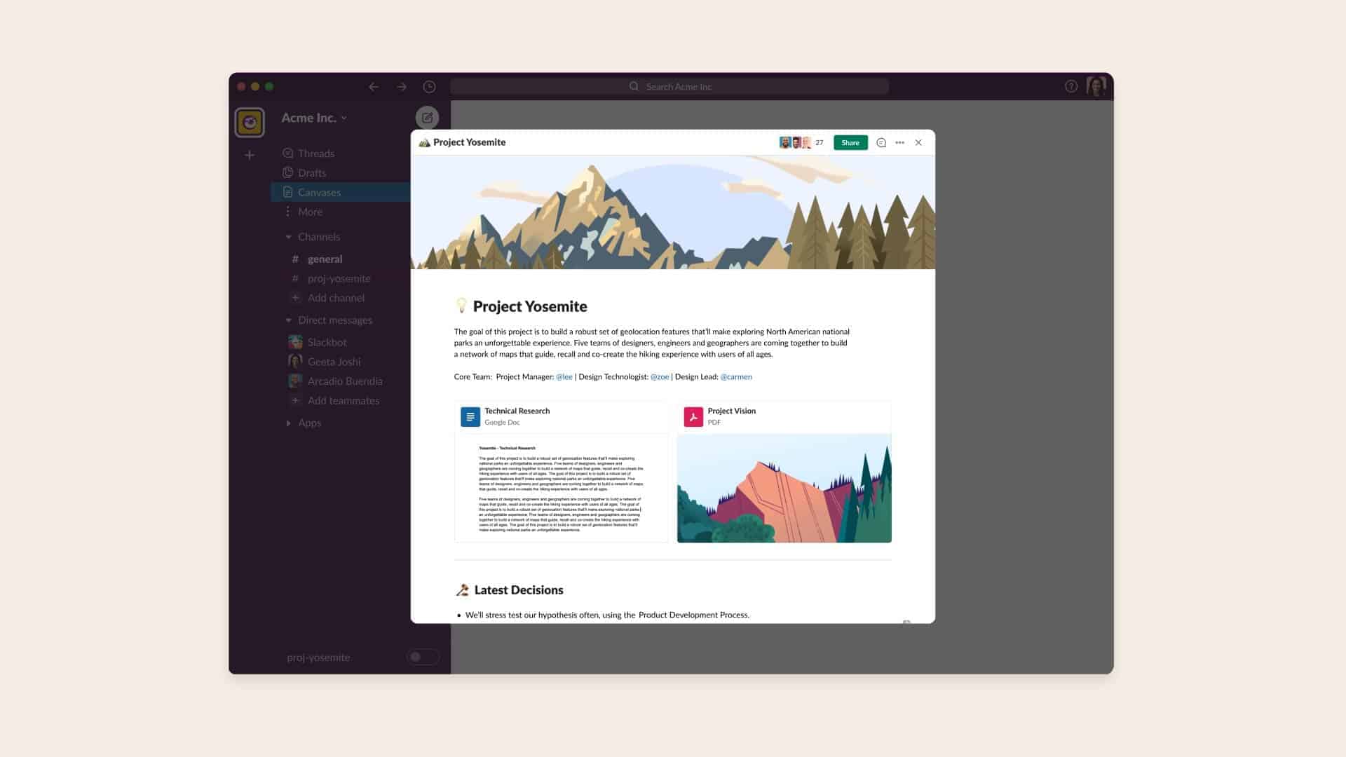 Slack rebuilds its platform and introduces Canvas - Techzine Global