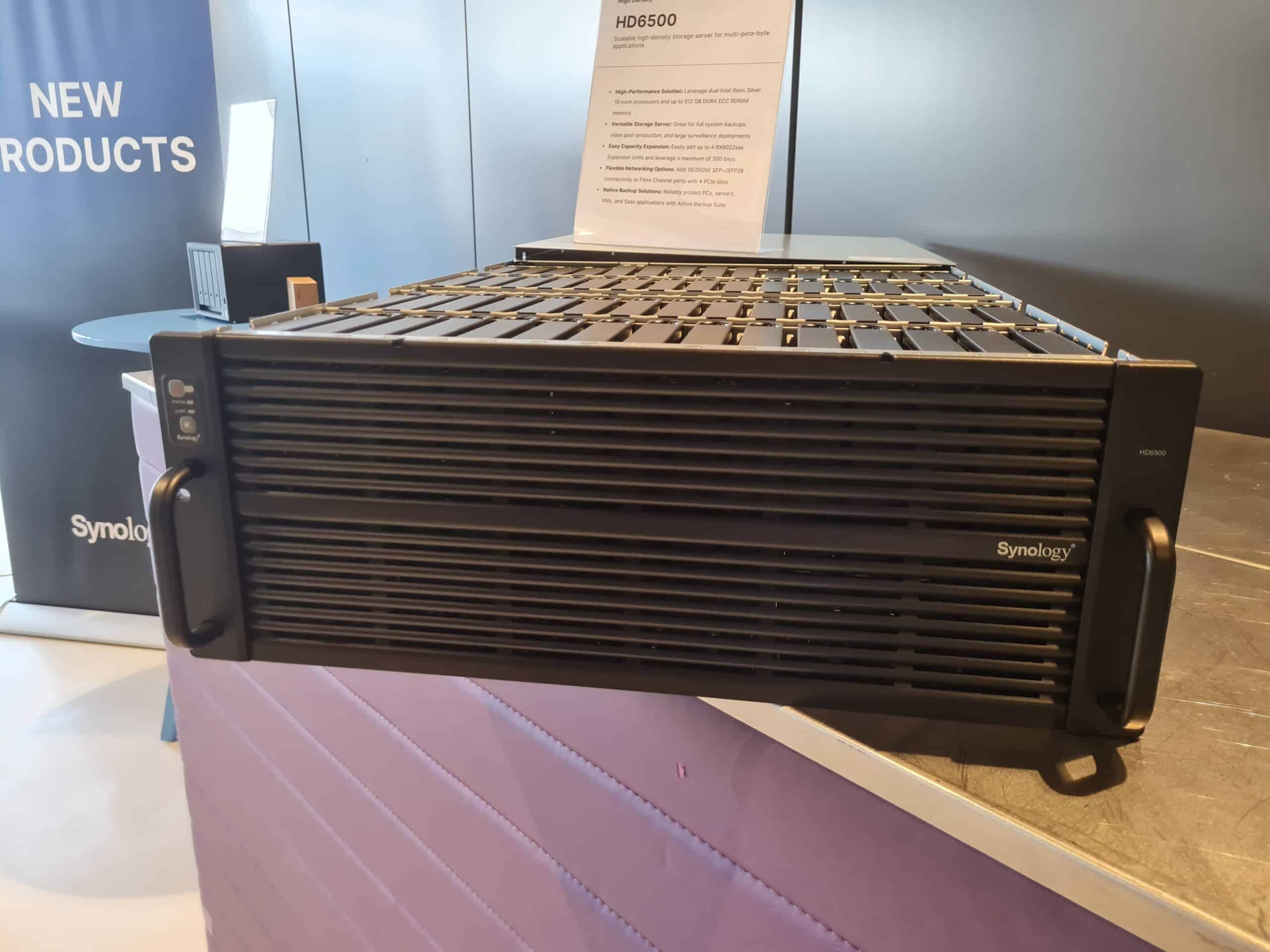 Synology HD6500: storage server for enterprises - Techzine Global