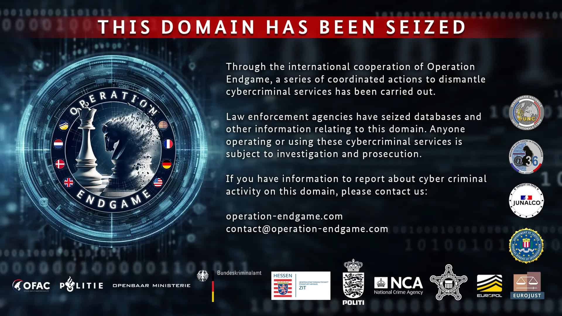 International 'Operation Endgame' deals sensitive blow to cyber criminals - Techzine Global