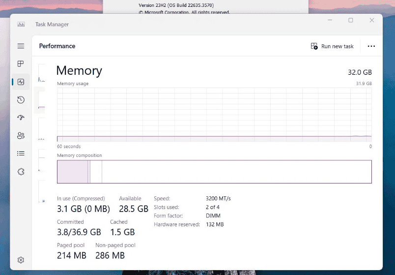 Windows 11 beta changes memory speed metric in Task Manager - Techzine ...