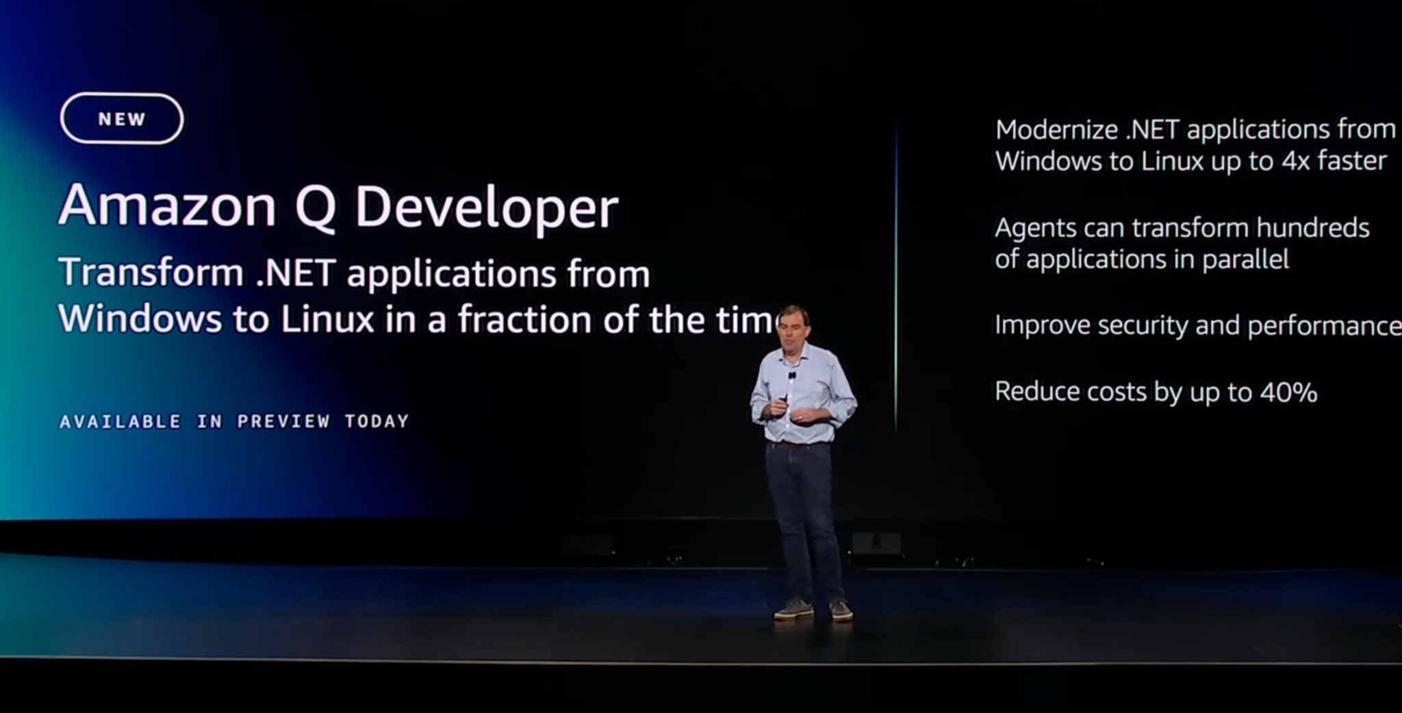 Amazon Q Developer aims to bring .NET, VMware and mainframe into the ...