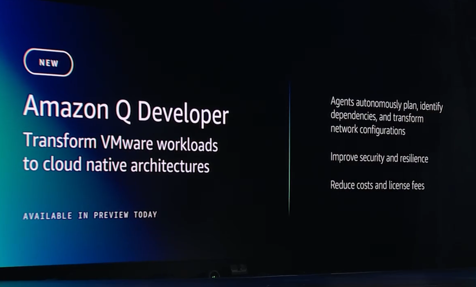 Amazon Q Developer aims to bring .NET, VMware and mainframe into the ...