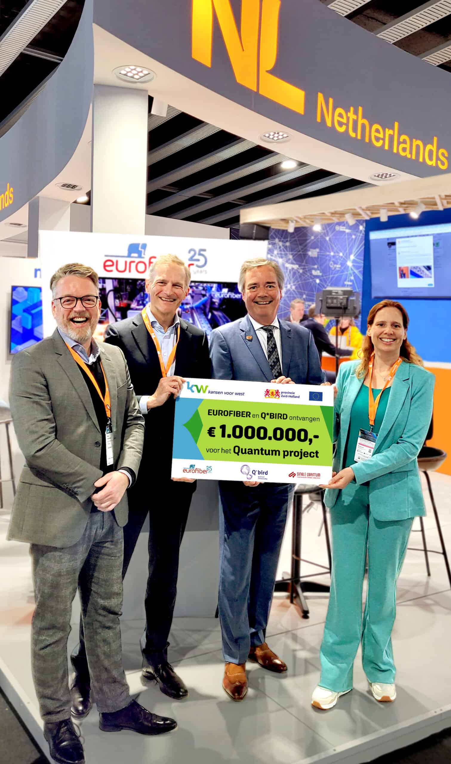 Eurofiber and Q*Bird receive €1M for Dutch QKD project - Techzine Global