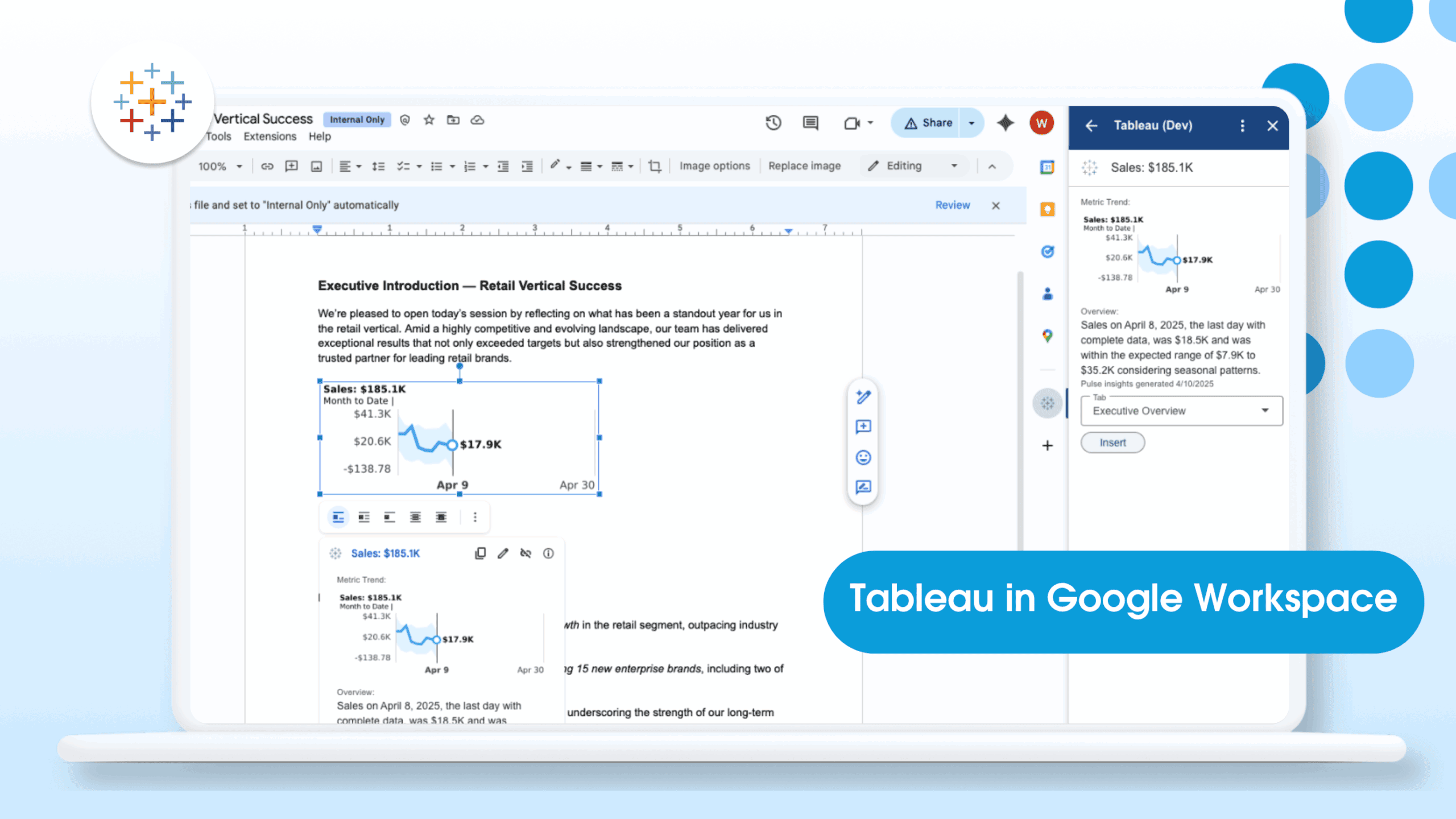 Tableau brings insights to Google Workspace with add-on - Techzine Global