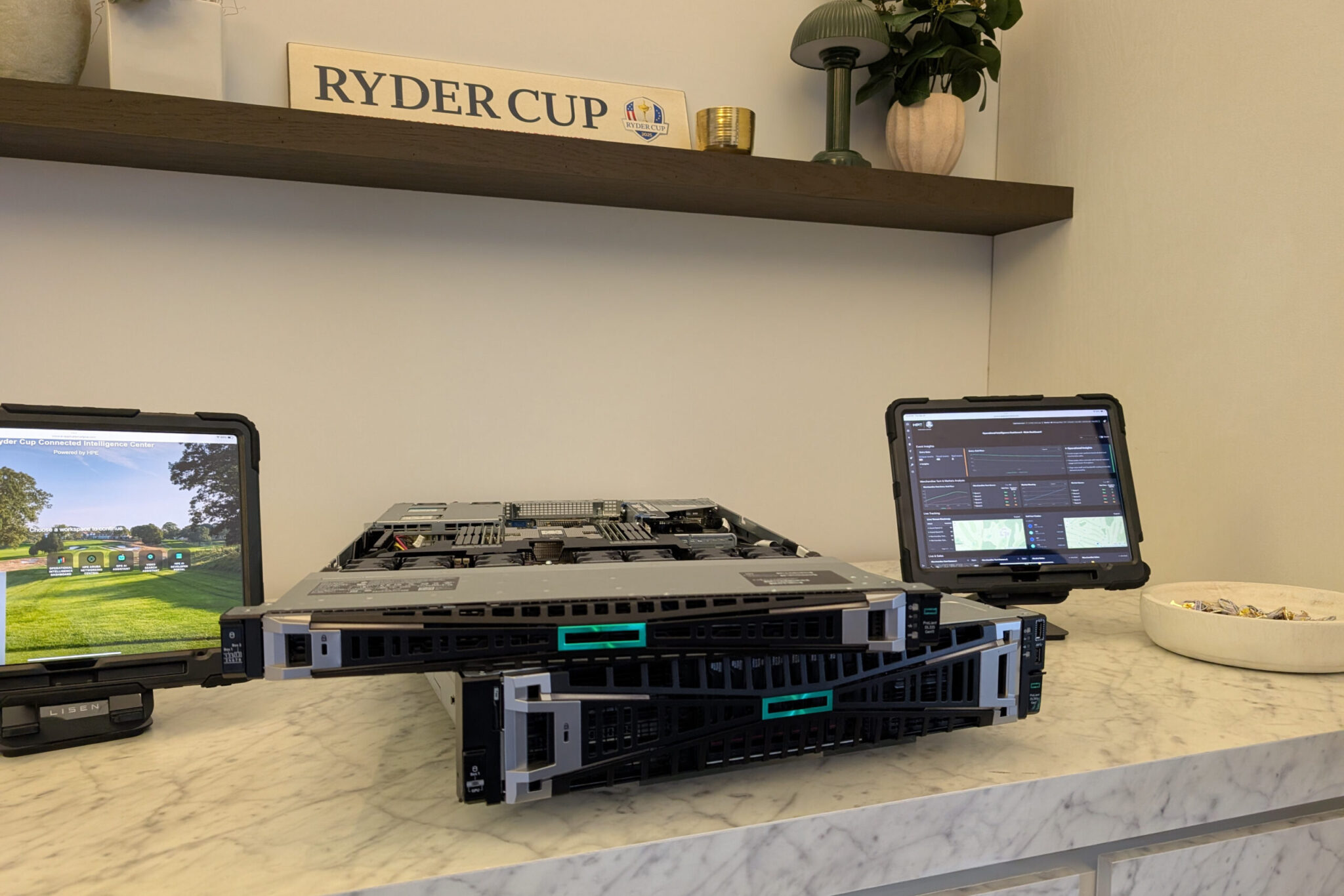 HPE builds private cloud and massive temporary network for Ryder Cup ...